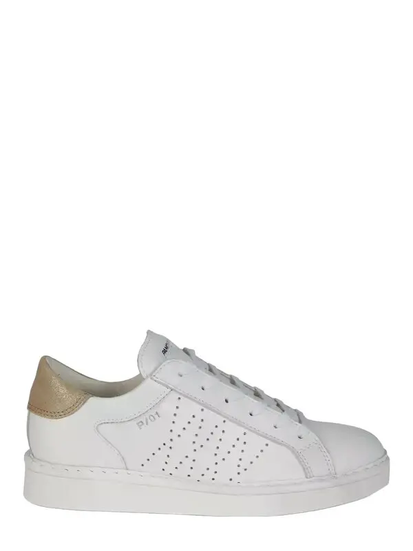 PANCHIC Leather Sneakers - White