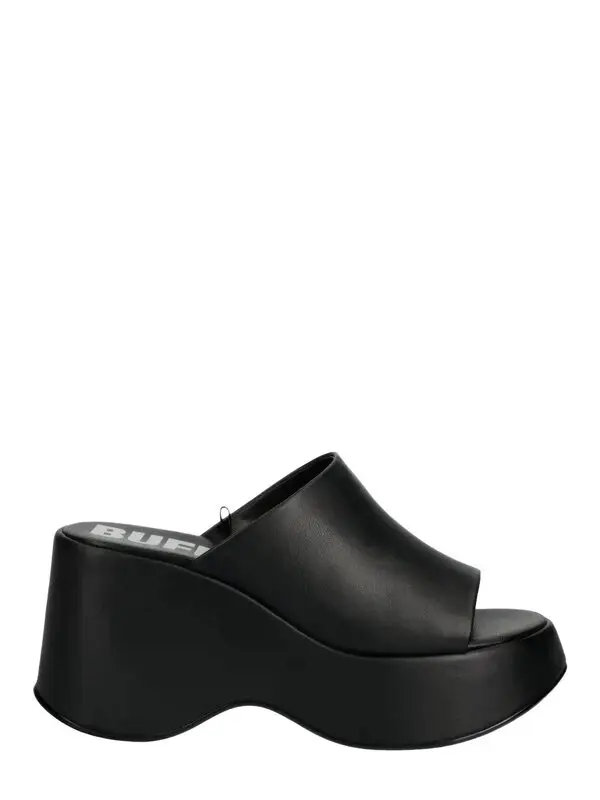 BUFFALO Joy Platform Slide Sandals - Black
