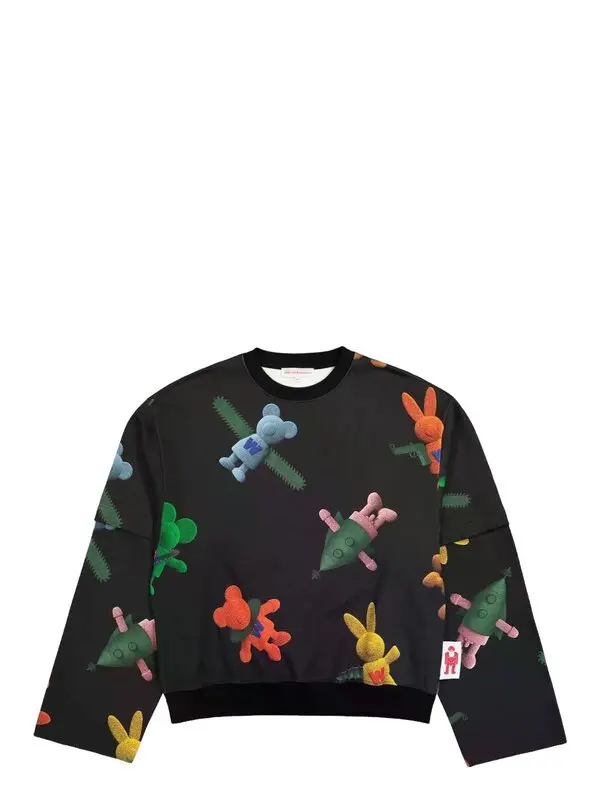 WALTER VAN BEIRENDONCK Toyterror Super Os Sweater - Black
