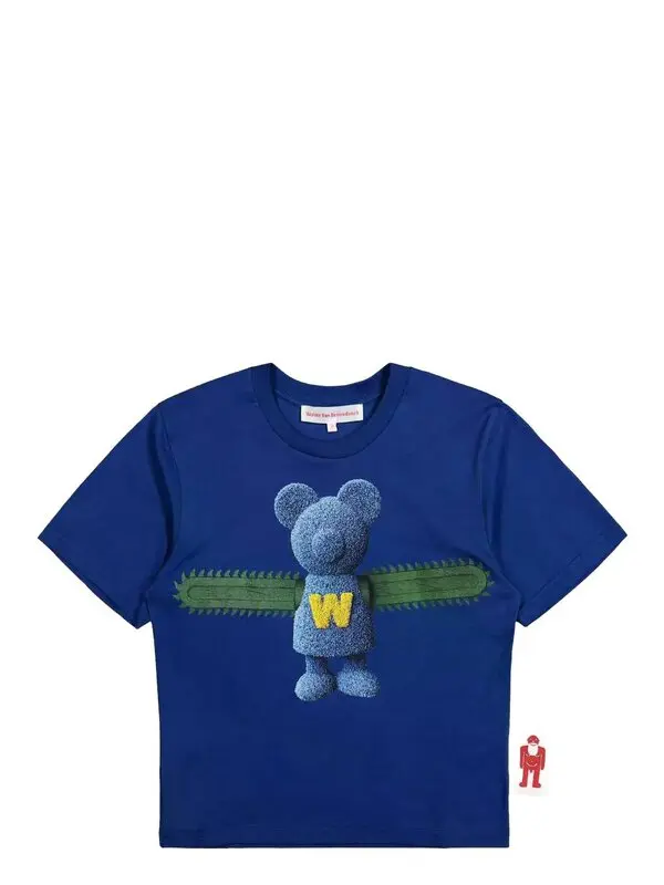 WALTER VAN BEIRENDONCK Bear Micro T-shirt - Blue