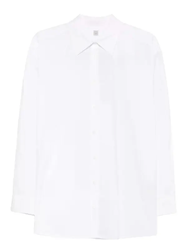 TOTEME Cotton Button-down Shirt - White