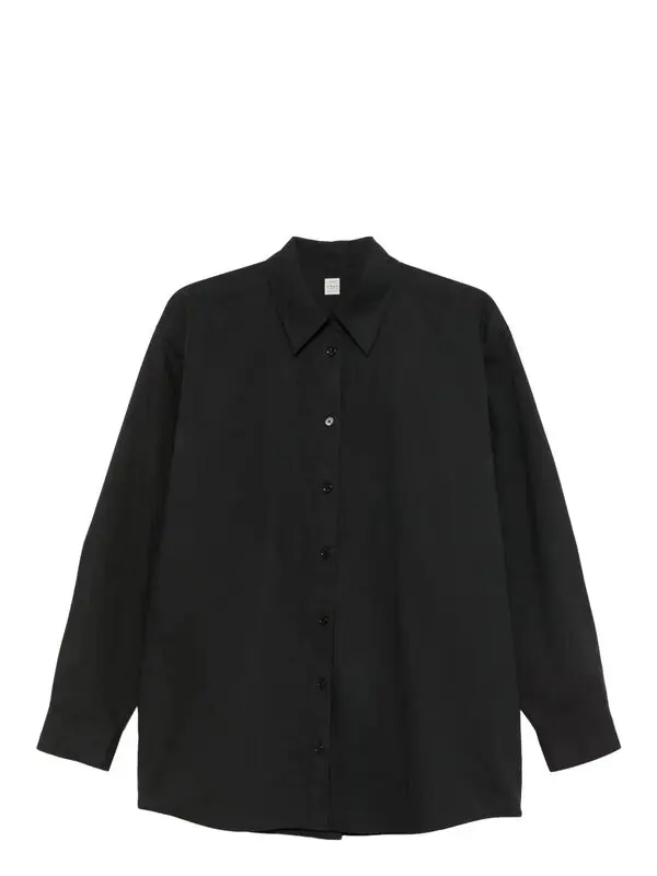 TOTEME Tumbled Shirt - Black