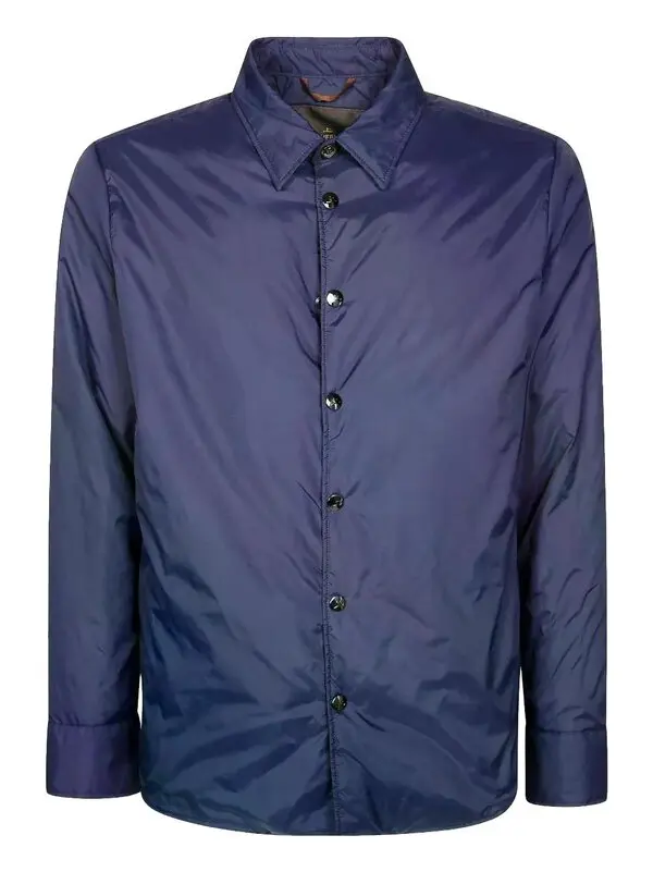 ON THE BUND Technical-jersey Shirt Jacket - Purple