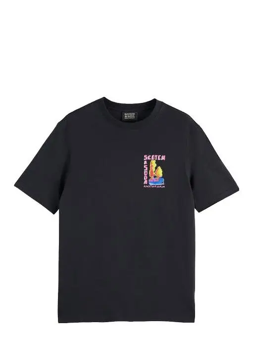 Scotch & Soda Artwork Graphic T-shirt - Meteorite