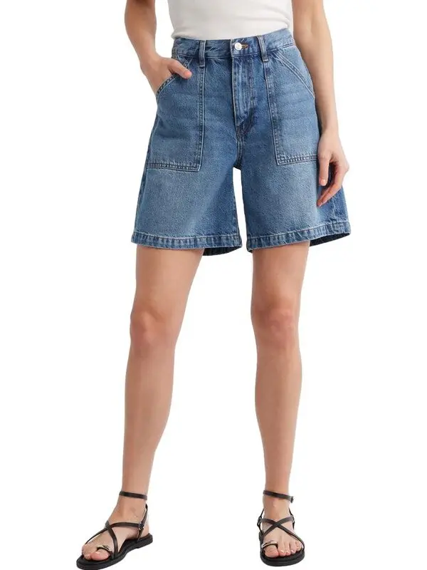 FRAME Utility Denim Shorts - Stranger