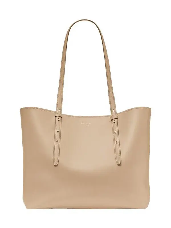 Kate Spade New York Fine Grain Leather Tote - Timeless Taupe