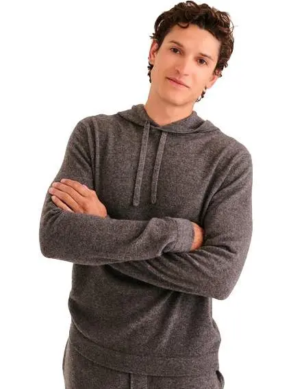 Naadam Cashmere Hoodie - Granite