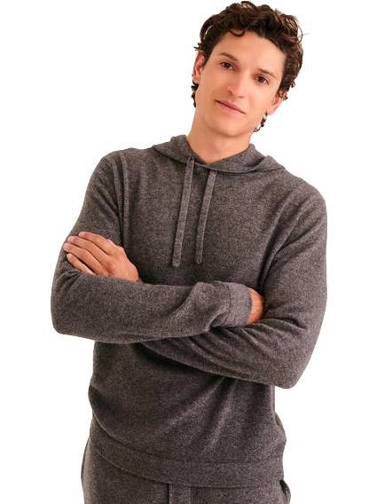 Naadam Cashmere Hoodie - Smoke