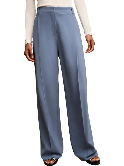 M.M.LAFLEUR Rina Sculptural Pant - Dusty Blue
