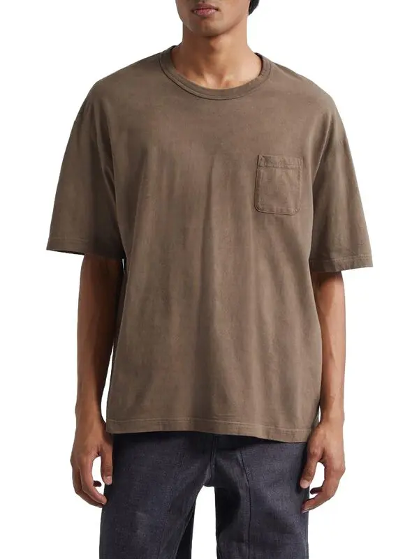 Visvim Jumbo Cotton Pocket T-shirt - Mud