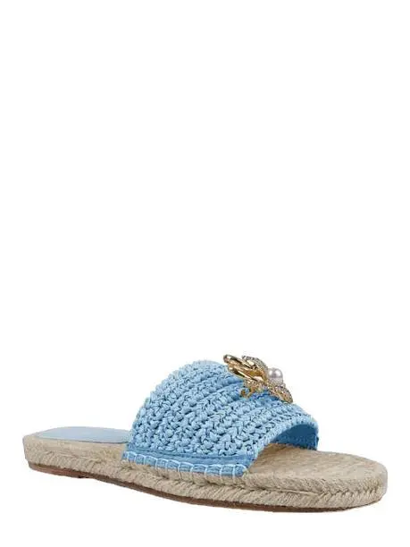 ARTISAN CRAFTED BY ZIGI Lariana Slide Sandal - Blue Floral