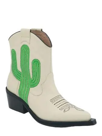 STIVALI NEW YORK Oasi Western Boots - Off White