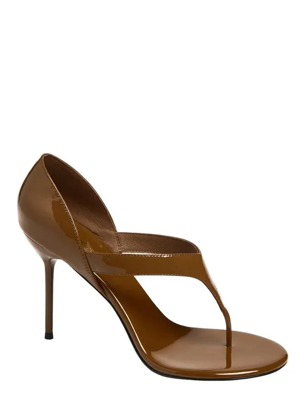 Jeffrey Campbell Rhian Stiletto Sandal - Tan Patent