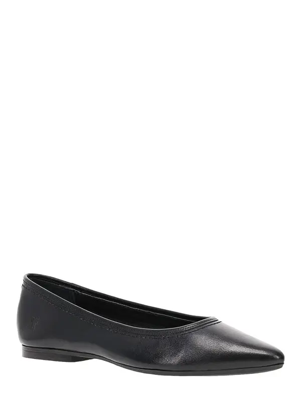 Frye Heather Pointed Toe Flat - Black