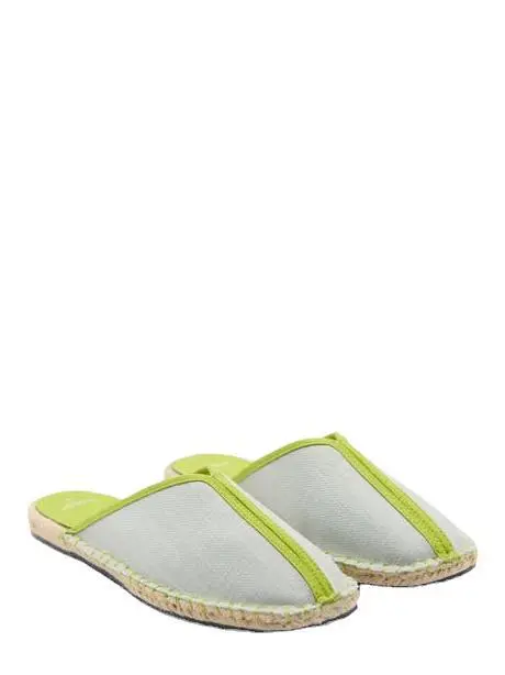 Mango Jute Sole Mule - Pastel Green