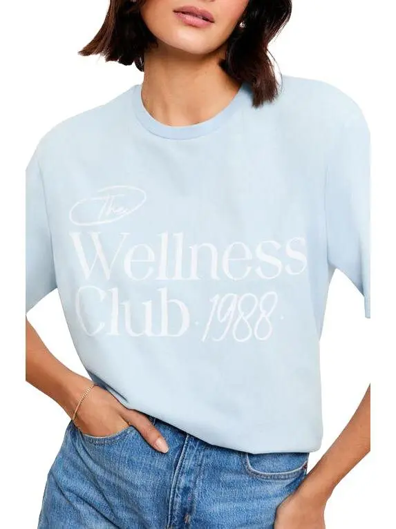 FRIENDS LIKE THESE Wellness Club Graphic T-shirt - Blue