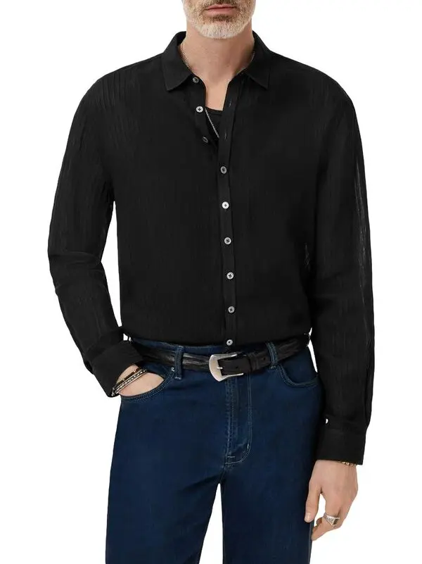 John Varvatos Bucks Button-up Shirt - Black