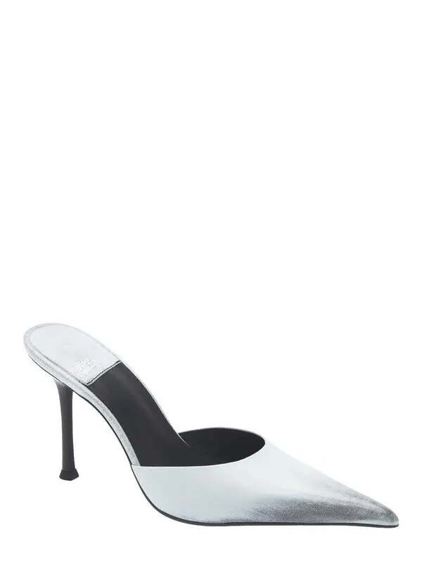 Jeffrey Campbell Robyn Pointed Toe Mule - White Ruboff
