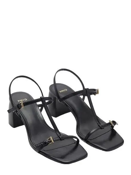 Mango Slingback Sandal - Black