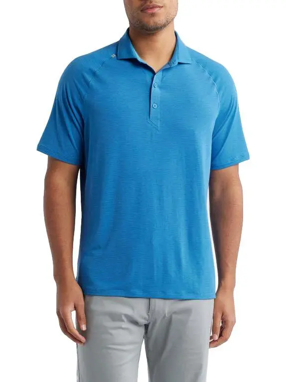 Johnnie-o Callan Performance Polo - Barrels Blue