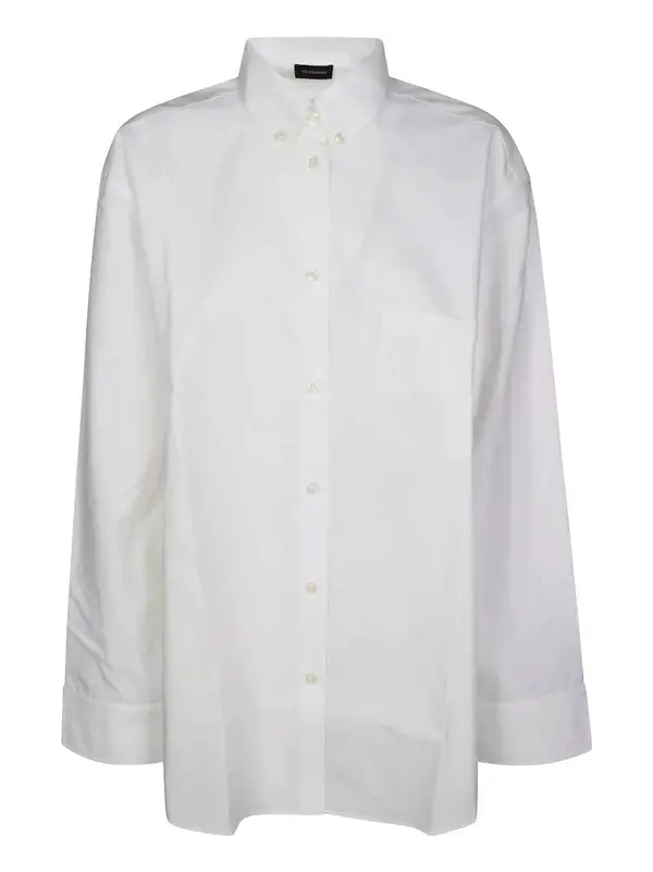Andamane Robbie Poplin Shirt - White