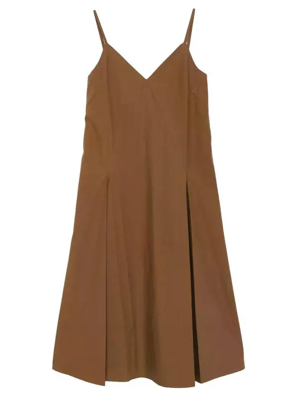 Studio Nicholson Oma Midi Dress - Brown