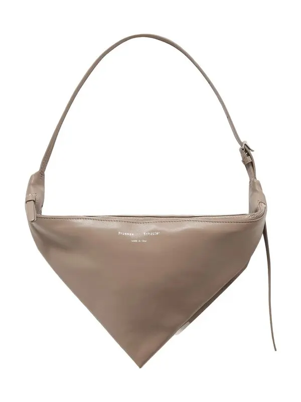 Proenza Schouler Tetra Leather Shoulder Bag - Neutrals