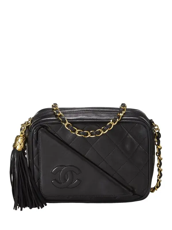 Chanel Lambskin Camera Bag - Black