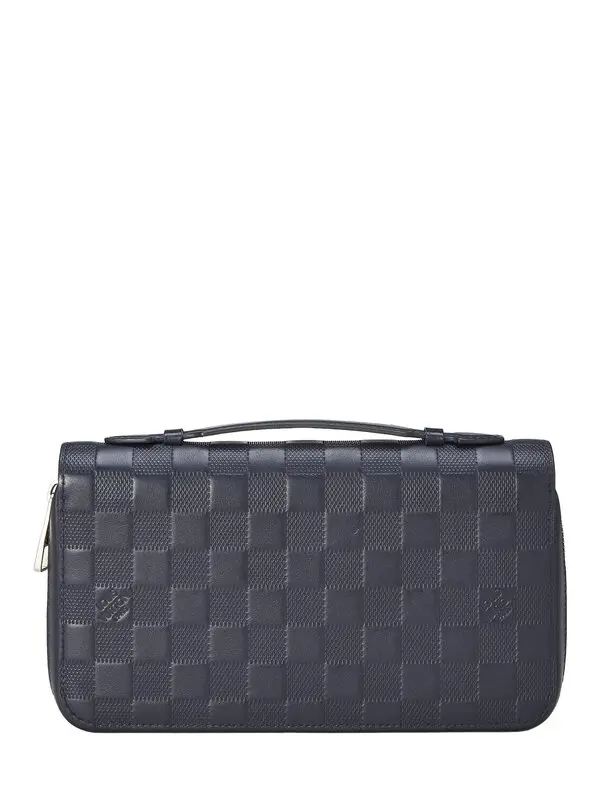 LOUIS VUITTON Damier Infini Zippy Xl Wallet - Navy