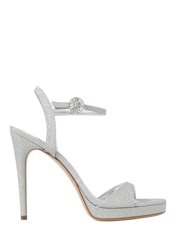 Casadei Strappy Heeled Sandals - Silver