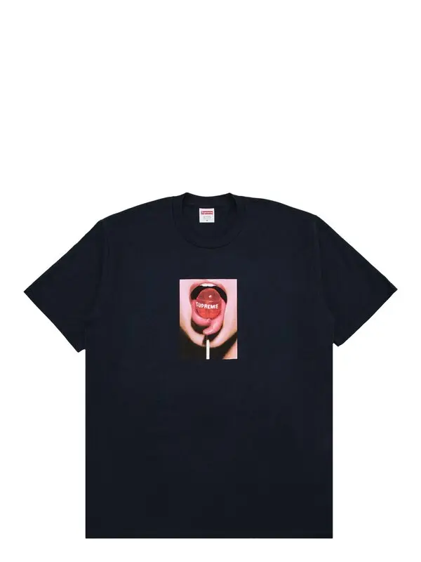 Supreme Lollipop Tee 'navy - Blue