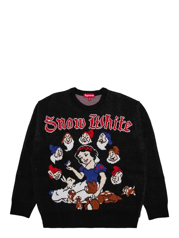 Supreme Snow White Sweater - Black