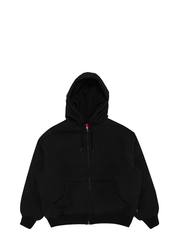 Supreme X The North Face Down Filled Zip Up Hooded Sweatshirt - Black