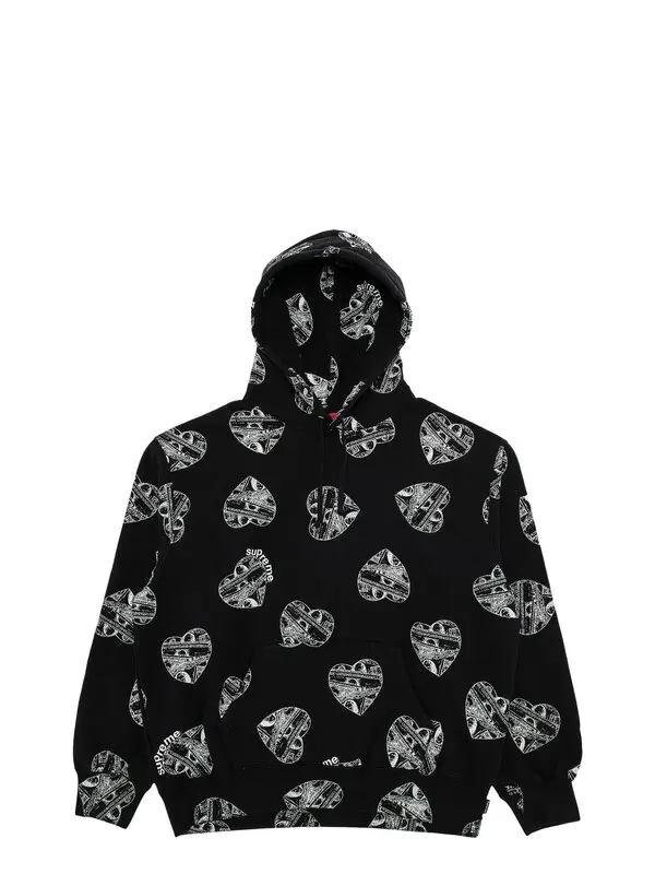 Supreme Love Cash Hooded Sweatshirt - Black