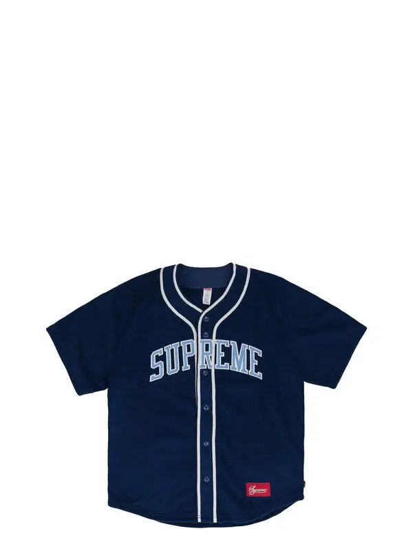 Supreme Polartec Baseball Jersey - Blue