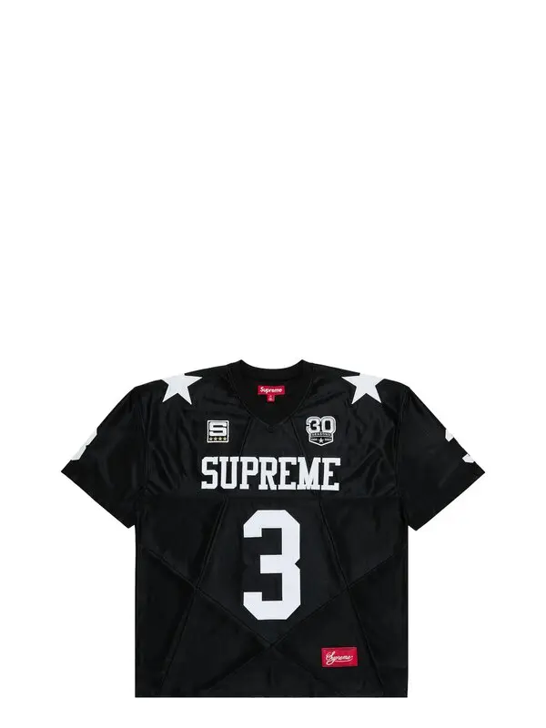 Supreme Star Football Jersey - Black