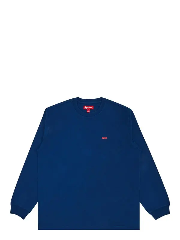 Supreme Small Box Long-sleeve Tee 'dark Royal - Blue