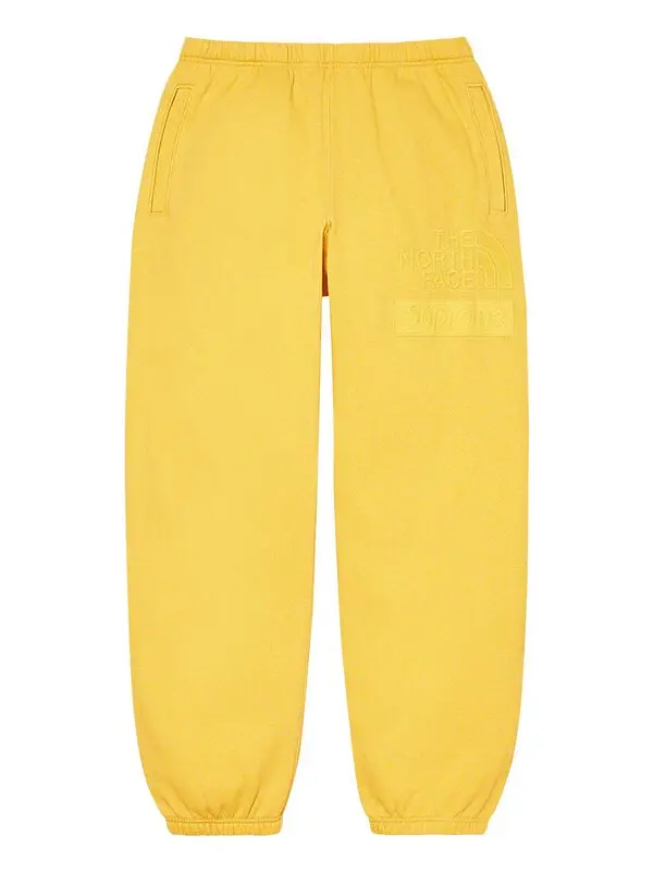 Supreme X The North Face Pigment Printed Sweatpant - Yellow
