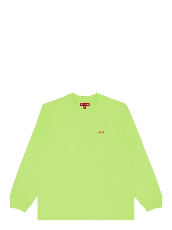 Supreme Small Box Long-sleeve Tee 'bright - Green