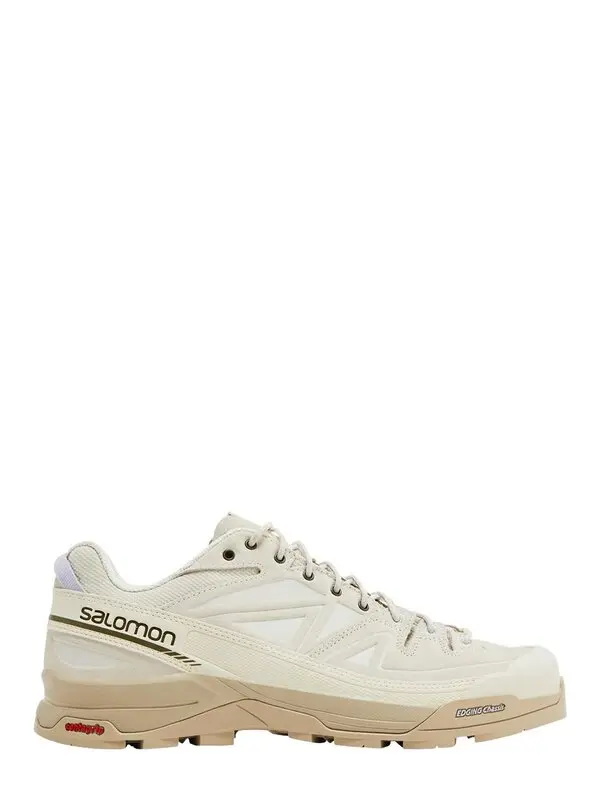 SALOMON X-alp Leather Sneakers - Cream
