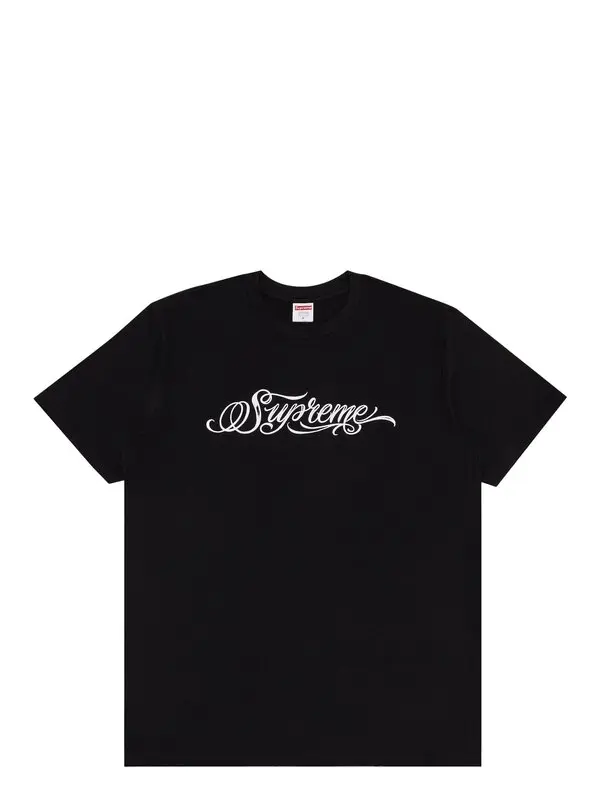 Supreme Script Tee - Black