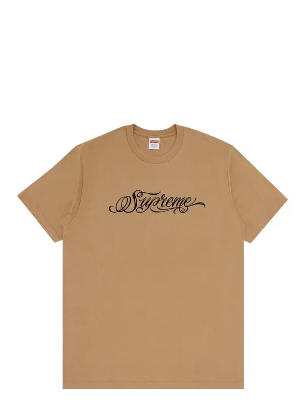 Supreme Script T-shirt - Tan