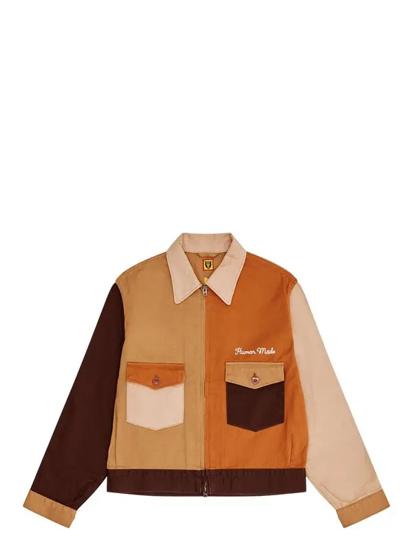 HUMAN MADE Zip-up Work Jacket - Brown