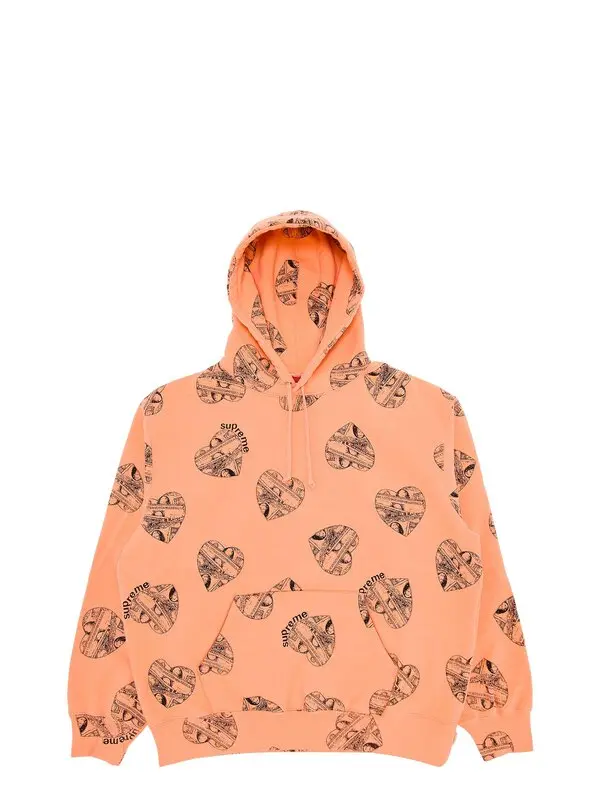 Supreme Love Cash Hooded Sweatshirt - Pink