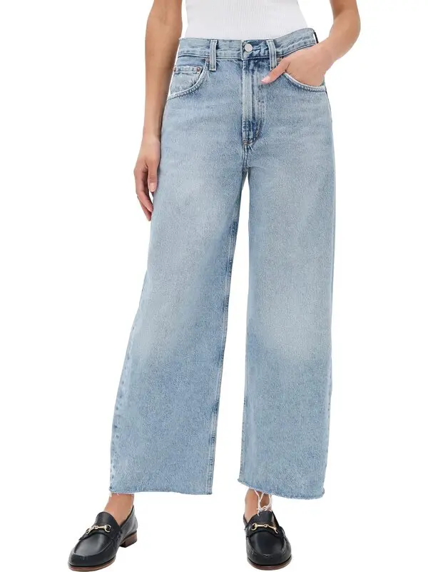 AGOLDE Low Curve Fray Jeans - Force