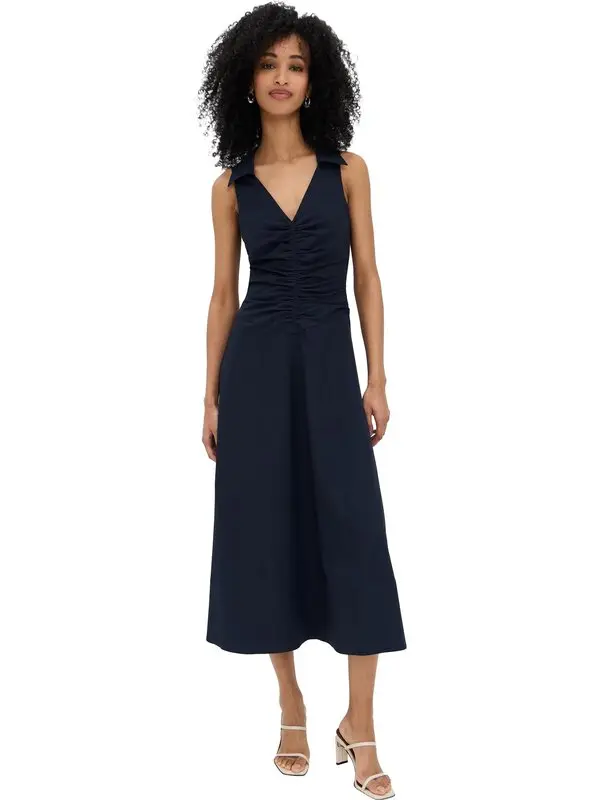 Cinq À Sept Kilda Midi Dress - Navy