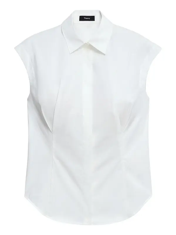 Theory Cap-sleeve Shirt - White