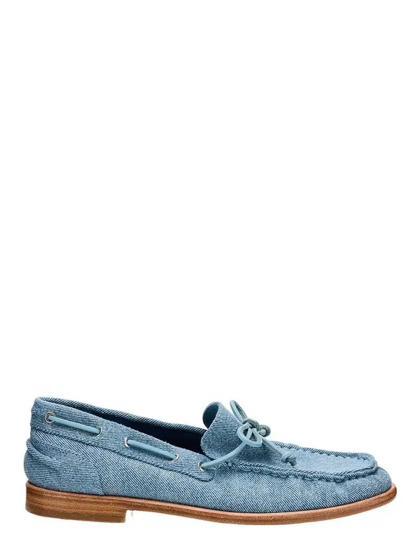 Rag & Bone Carter Denim Boat Loafers - Lwdnm