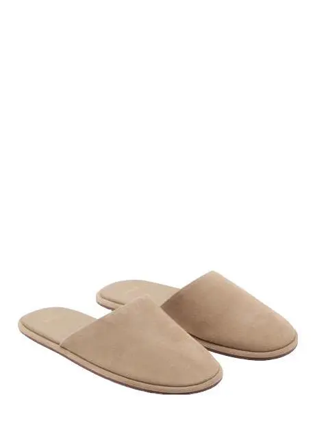 Mango Suede Mule - Sand