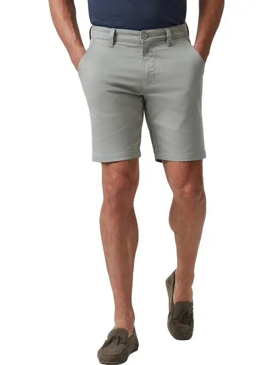 34 Heritage Arizona Flat Front Chino Shorts - Sage Coolmax